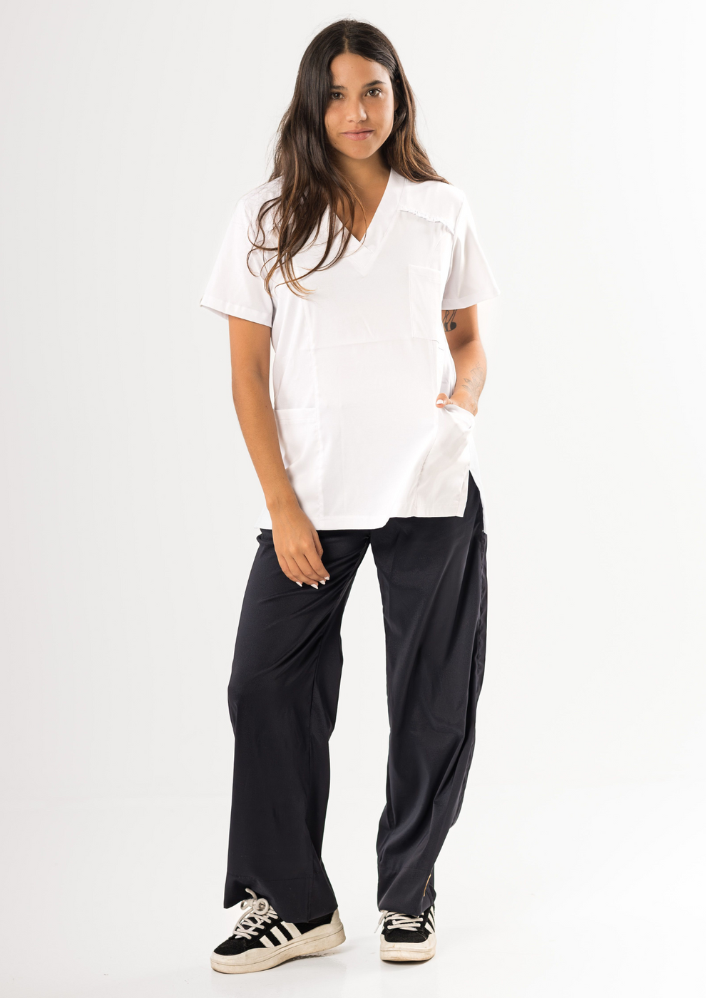 Casaca Alelí / Blanco – sattvauniformes